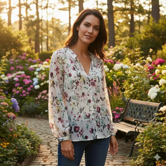 A.L.C. | Tops | Alc Multicolor Floral Blouse Size 6 | Poshmark
